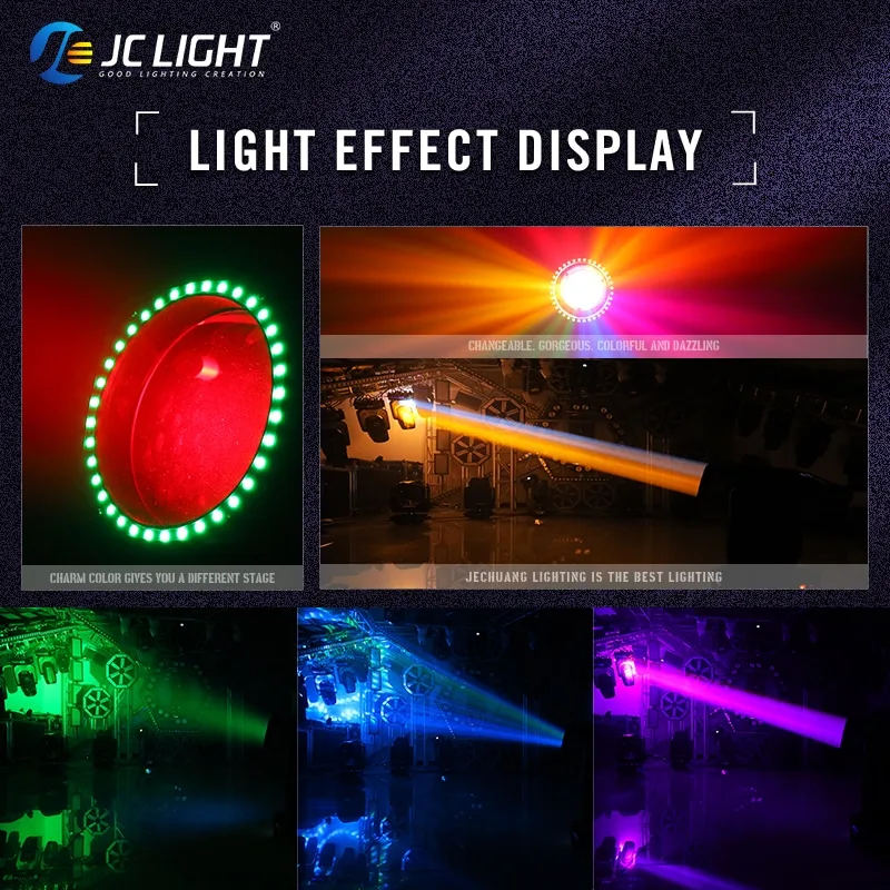 260W/295W BEAM LIGHT WITH LED RING(THE SILVER FOX) - JCLIGHT