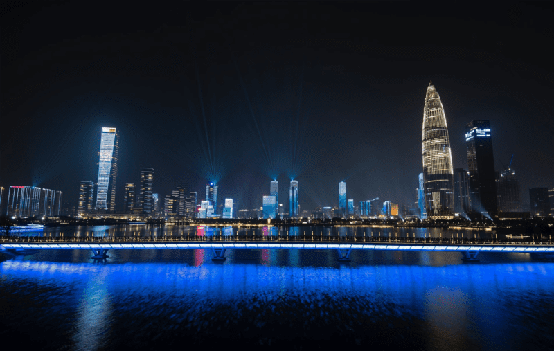 Landmark building lighting project case