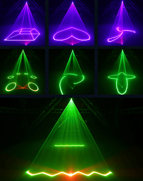 3/4/5/6/8/10W FULL COLOR ANIMATION LASER LIGHT