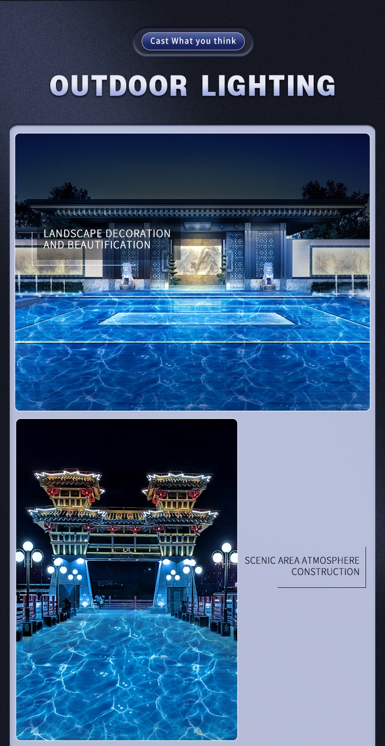 WATERPROOF WATER WAVE LED EFFECT LIGHT