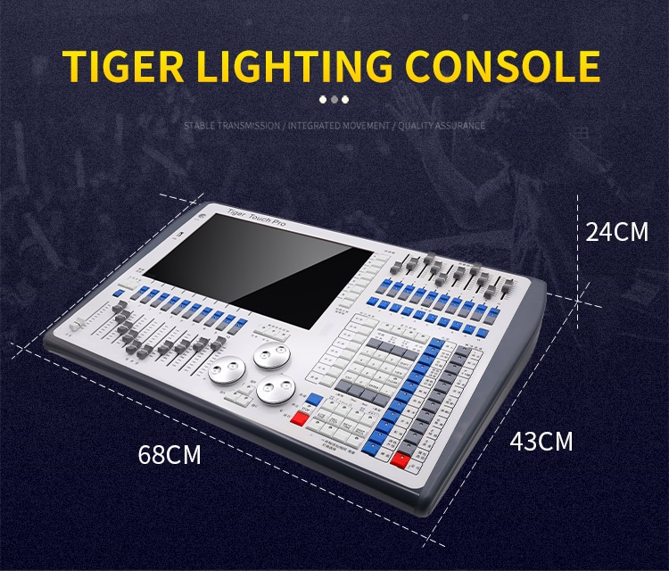 TIGER TOUCH CONSOLE-8/12 DMX OUTPUT