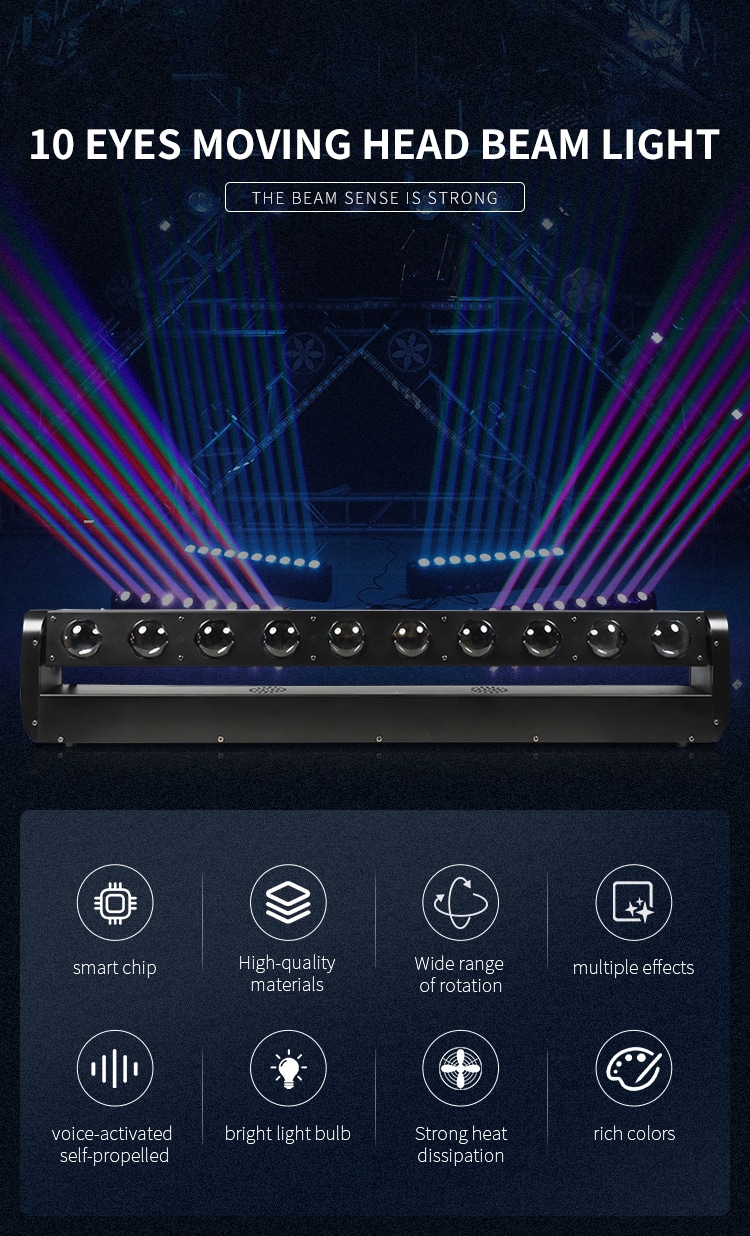 10 EYES BEAM LIGHT