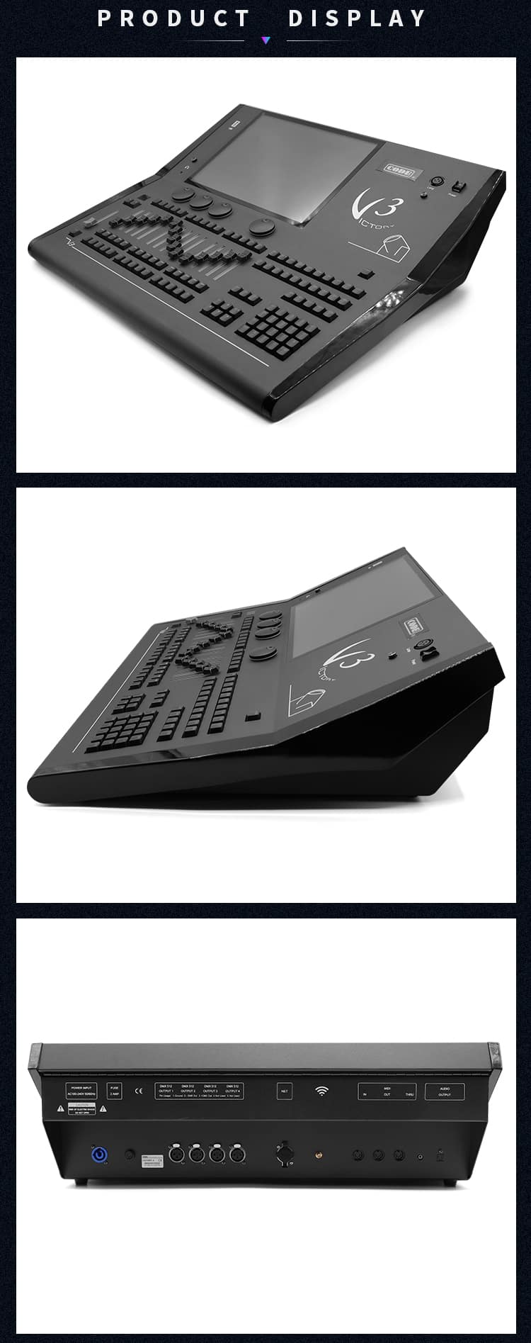CODE VICTORY 3 CONSOLE 2048 DMX channels