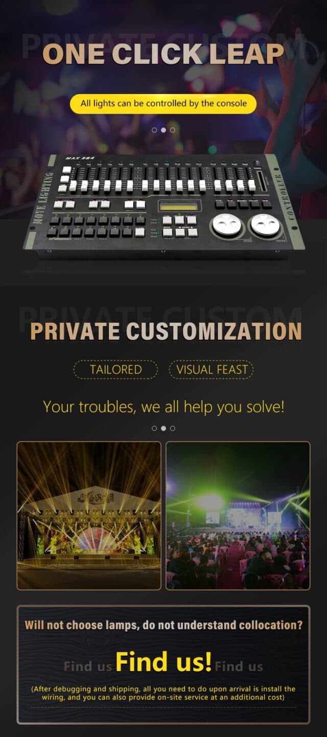 Dance club lighting solution