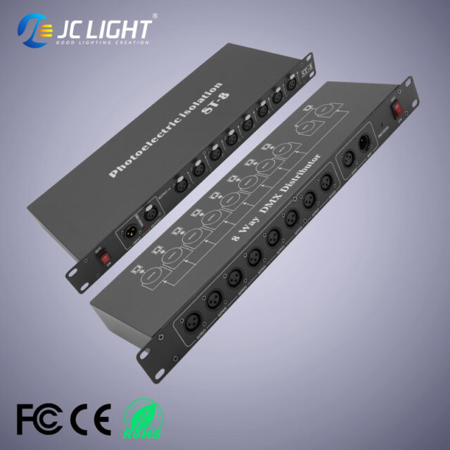8-channel DMX signal splitter