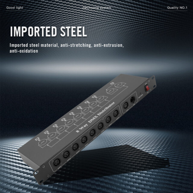 8-channel DMX signal splitter
