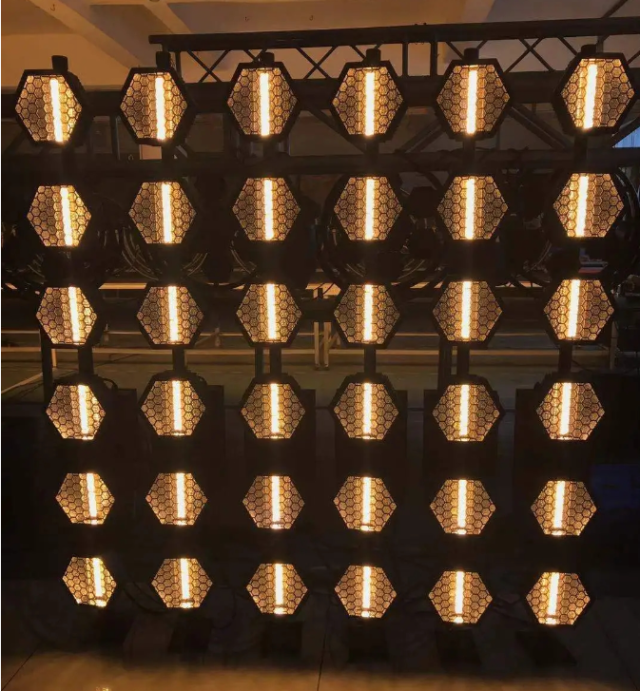 6 LINE RETRO STAGE LIGHTING